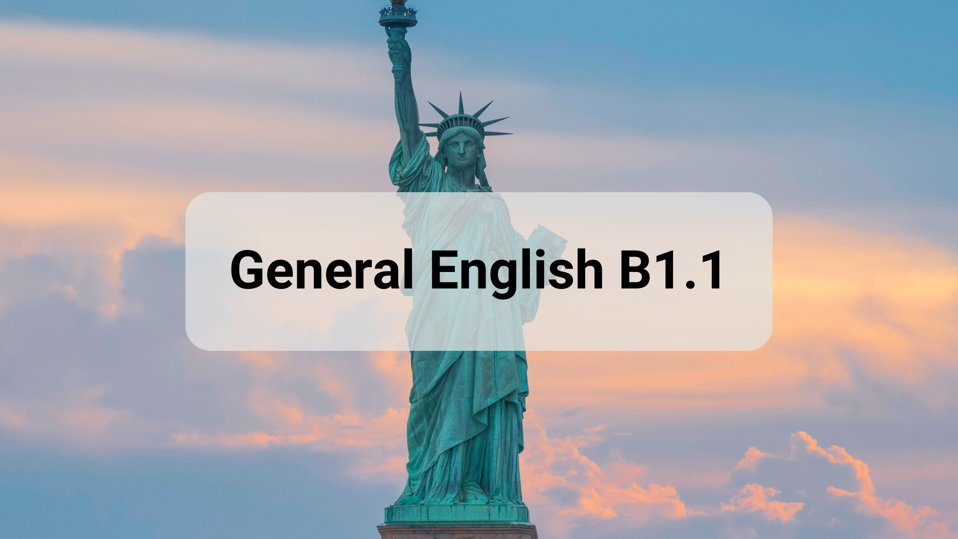 General English B1.1